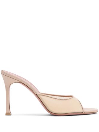 Amina Muaddi mules Alexa 95 mm - Tons neutres