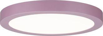 Paulmann 70989 LED Panel Abia 300mm Warmweiß rund incl. 1x22 Watt Flieder matt Deckenlampe Kunststoff 2700 K