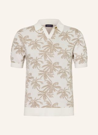 Strokesman's Strokesmans Strick-Poloshirt weiss