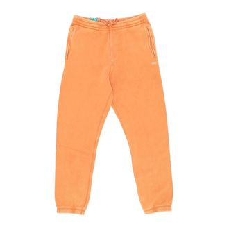 Vans Bequeme Gewaschene Orange Sweatpants Elastischer Bund - - Trousers - Herren - Orange - S