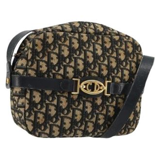 Dior Pre-owned Toile sacs-main - Femme - Pre-owned - Brun - Taille: ONE Size