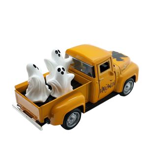 Generic Halloween-Ghost-Figur, Modell eines kleinen Landhauses, charmanter rustikaler, Schaufenster f&uuml;r Sammelb&uuml;cher, Esstisch, Eingang