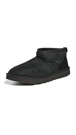 UGG Bottes classiques ultra mini tendance pour homme, noir, 45 EU