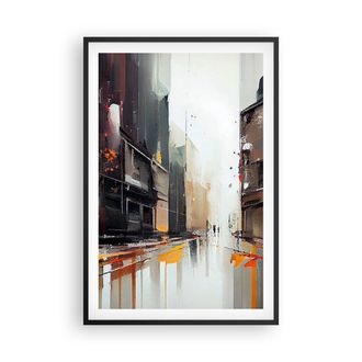 Arttor Poster Schwarzrahmen Die Architektur Moderne Kunst Stadt Deko 61x91cm Wandposter Art Prints Wandbilder Dekoration Wohnzimmer Schlafzimmer K&uuml;che Wandde