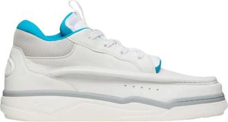 Valentino Garavani Homme, Chaussures, Blanc, Taille: 43 EU Leather Low Top Baskets