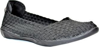 bernie mev. Catwalk Damen Slip auf Ballett Wohnungen (Black, eu_Footwear_Size_System, Adult, Women, Numeric, medium, Numeric_38)