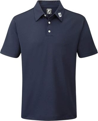 FootJoy Footjoy Herren Stretch Pique Solid Poloshirt Not Applicable, Blau (Azul Navy 91824), Medium