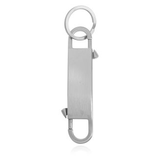 Rick Owens unisex, Accessoires, Gris, Taille: ONE Size Porte-cl&eacute;s en laiton