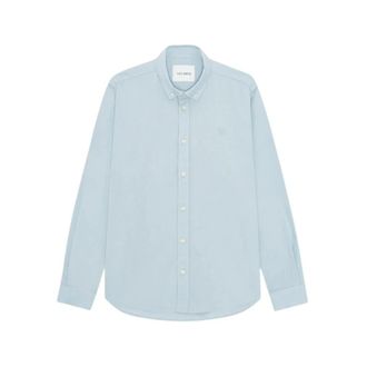 Les Deux Cotton-Linen Shirt - - Shirts - Herren - Blau - S