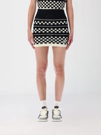 Amiri Mini-jupe crayon en laine &agrave; taille haute avec motif &agrave; carreaux et coupe slim