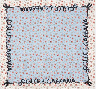 Dolce & Gabbana Tuch aus Seiden-Twill