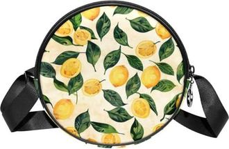 Generic Petit sac &agrave; bandouli&egrave;re Circle pour femme, petit sac &agrave; bandouli&egrave;re avec fermeture &eacute;clair et bretelles r&eacute;glables style d&eacute;contract&eacute; pour femmes et fille