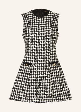 Maje Boucl&eacute;-Kleid schwarz