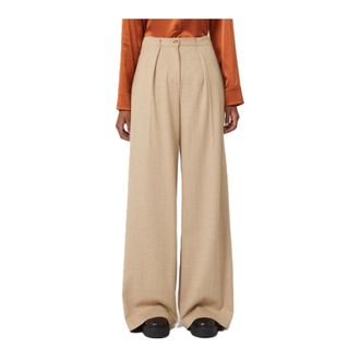 Max Mara Damen, Hosen, Beige, XSGr&ouml;&szlig;e