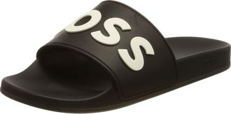 BOSS Hugo Damen Kirk_slid_rblg SLIDE, Black1, Einheitsgröße EU