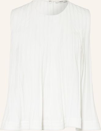 Vince Vince Blusentop Mit Plissees weiss