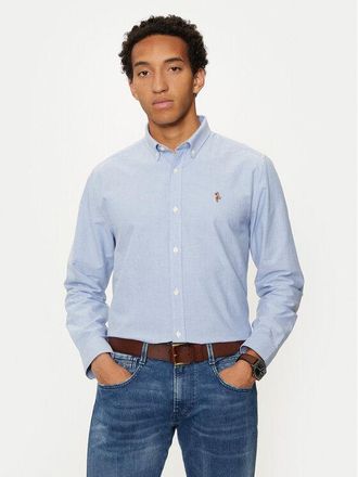 U.S.Polo Association Hemd MUP3247 Himmelblau Slim Fit