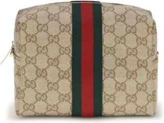 Gucci Ophidia GG Kosmetiktasche - - Bags - Damen - Beige - ONE SIZE
