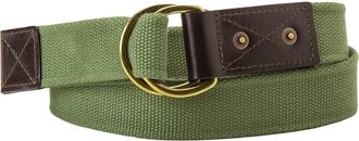 Levi's Herren & Unisex Mixed Material Woven Belt, Olive, 115