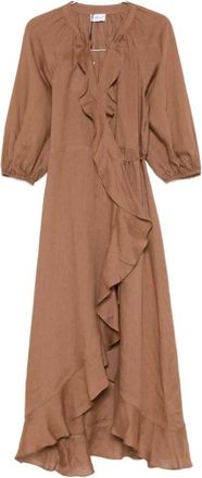 Marella Femme, Robes, Brun, Taille: 38 FR Wrap Robes