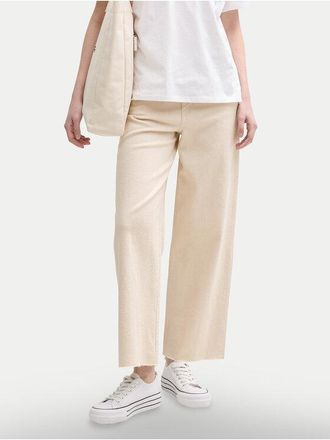 Tom Tailor Denim Jeans 1045652 Beige Wide Leg