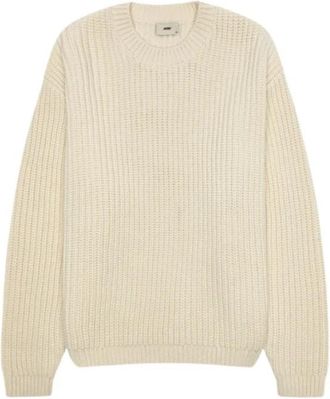 Autry Rundhals-Strickpullover - - Knitwear - Herren - Beige - M