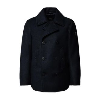 AlphaTauri Homme, Manteaux, Bleu, Taille: S Manteau Bleu Design Élégant