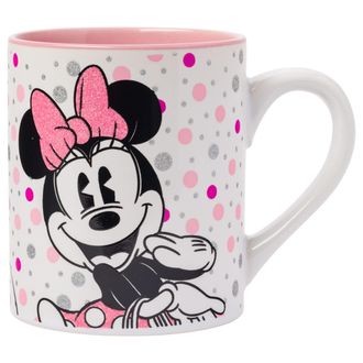Silver Buffalo Disney Mickey and Friends Keramiktasse mit Minnie Mouse Polka Dots, 400 ml