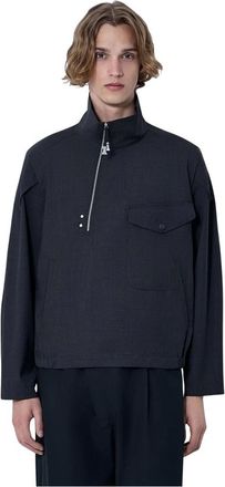 Kiko Kostadinov Kiko Kostadinov, Homme, Vestes, Gris, Taille: S Farkas Pullover Jacket