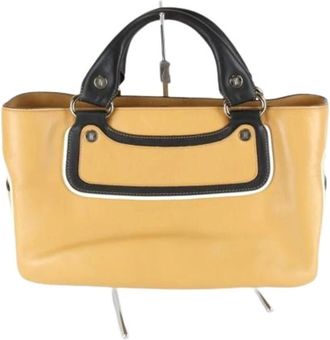 Celine Sac &agrave; main vintage Pre-owned - Femme - Pre-owned - Jaune - Taille: ONE Size