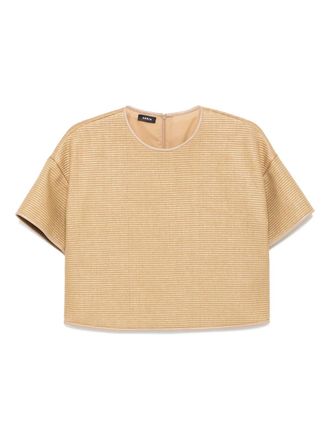 Akris Kastige Bluse - Braun