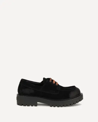 Prada Suede lace-up Loafers Male 8.5