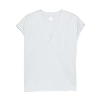 Eleventy T.shirt polvere - - Tops - Damen - Blau - L