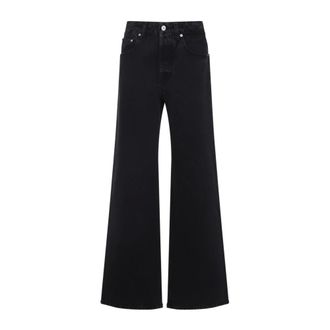 Jacquemus Femme, Jeans, Noir, Taille: W30 Jeans larges noirs pour femmes