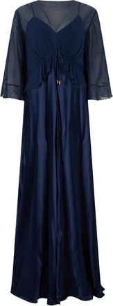 Alberta Ferretti Femme, Robes, Bleu, Taille: 40 FR Vestes