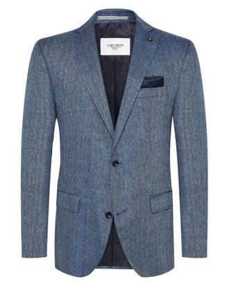 Carl Gross Softes Einreiher-Sakko Theo aus Seide mit fallendem Revers in