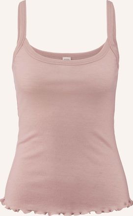 Hessnatur Hessnatur Hessnatur Spaghetti Top Pointelle Aus Reiner Bio-Merinowolle rosa