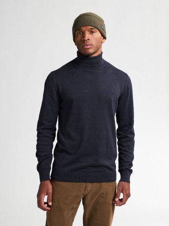 Petrol Industries Rollkragenpullover Men Knitwear Collar Basi Pflegeleichter Materialmix mit Baumwollanteil