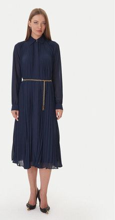 Michael Kors Hemdkleid MF5838A7R3 Dunkelblau Regular Fit