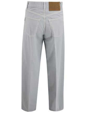Haikure Womens Cotton And Linen Jeans Light Grey