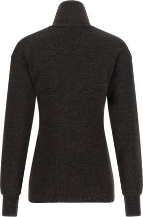 Christophe Lemaire Pure Merino Wool Cardigan - Charcoal