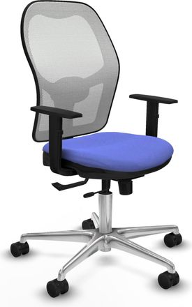 Piqueras y Crespo Jorquera Schreibtischstuhl mit 1D-Armen, h&ouml;henverstellbare Lendenwirbelst&uuml;tze, ausgestattet mit Syncro/Traslack und eingespritztem Schaum. Mit Rollen 