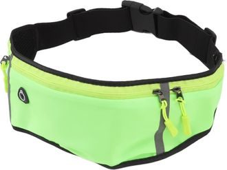 ZJchao Fitness-H&uuml;fttasche, 3 Ablagef&auml;cher, Kopfh&ouml;rerloch-Design, aus Nylon, mit Praktischen Taschen Zum Laufen, Radfahren, Wandern, Outdoor-Aktivit&auml;ten (Gree