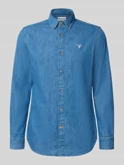 Barbour Slim Fit Jeanshemd aus reiner Baumwolle