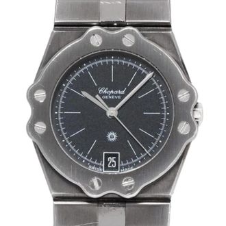 Chopard Pre-owned St. Moritz Steel/PVD Ref. 8025 - Femme - Pre-owned - Noir - Taille: ONE Size