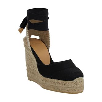 Castaner Femme, Chaussures, Noir, Taille: 38 EU Carina Espadrille Wedge