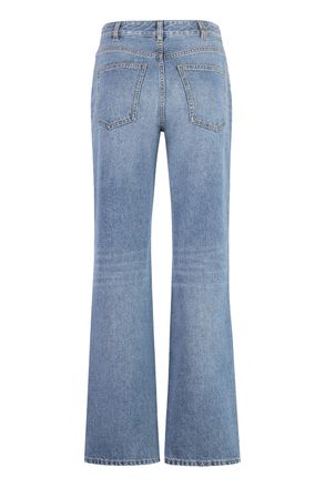 Chlo&eacute; Womens High-Rise Boyfriend Jeans Denim Cotton