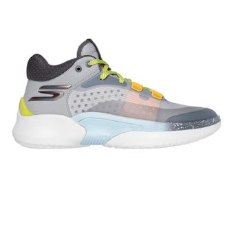 Skechers Resagrip Gefleckt Sneaker f&uuml;r Herren (Grau/Wei&szlig;)