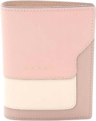 Marni Portefeuille Bifold en cuir pr&eacute;-poss&eacute;d&eacute; - Femme - Pre-owned - Rose - Taille: ONE Size