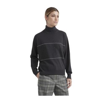 PESERICO Stilvoller Strickpullover - - Knitwear - Damen - Grau - S